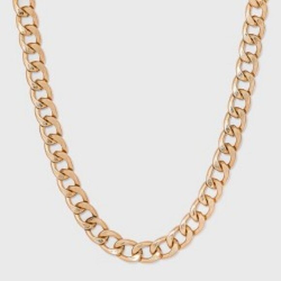 Universal Thread | Jewelry | Universal Thread Matte Gold Curb Chain ...